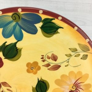 Oneida | Dining | Oneida Sunset Bouquet Stoneware Floral Trivet Dish ...